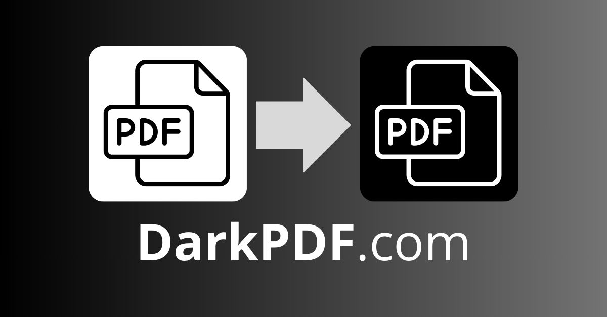 Dark Mode for PDFs
